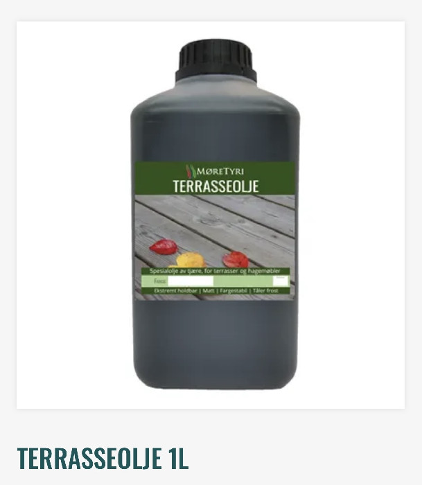 MøreTyri Terrasseolje 1 L :: Solaparkettsliperias