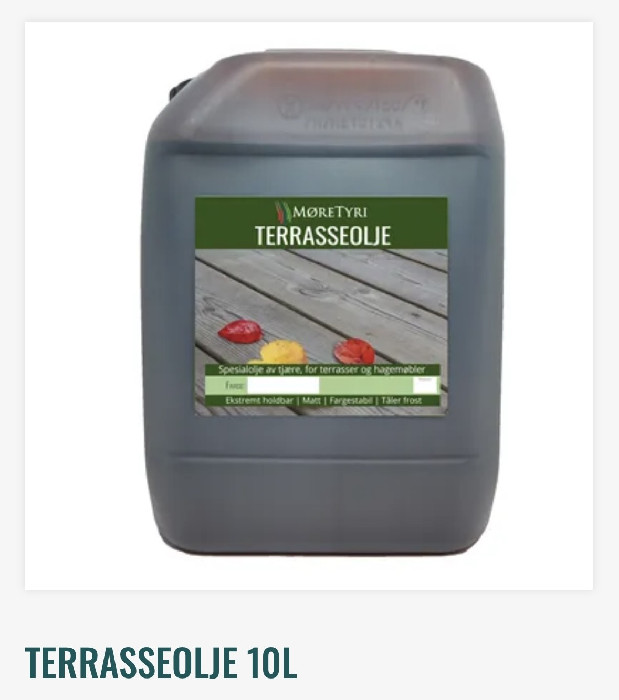 MøreTyri Terrasseolje 10 L :: Solaparkettsliperias
